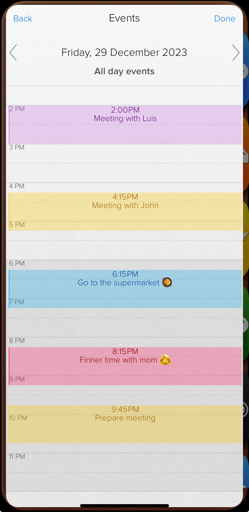 Opus One: Agenda Planner